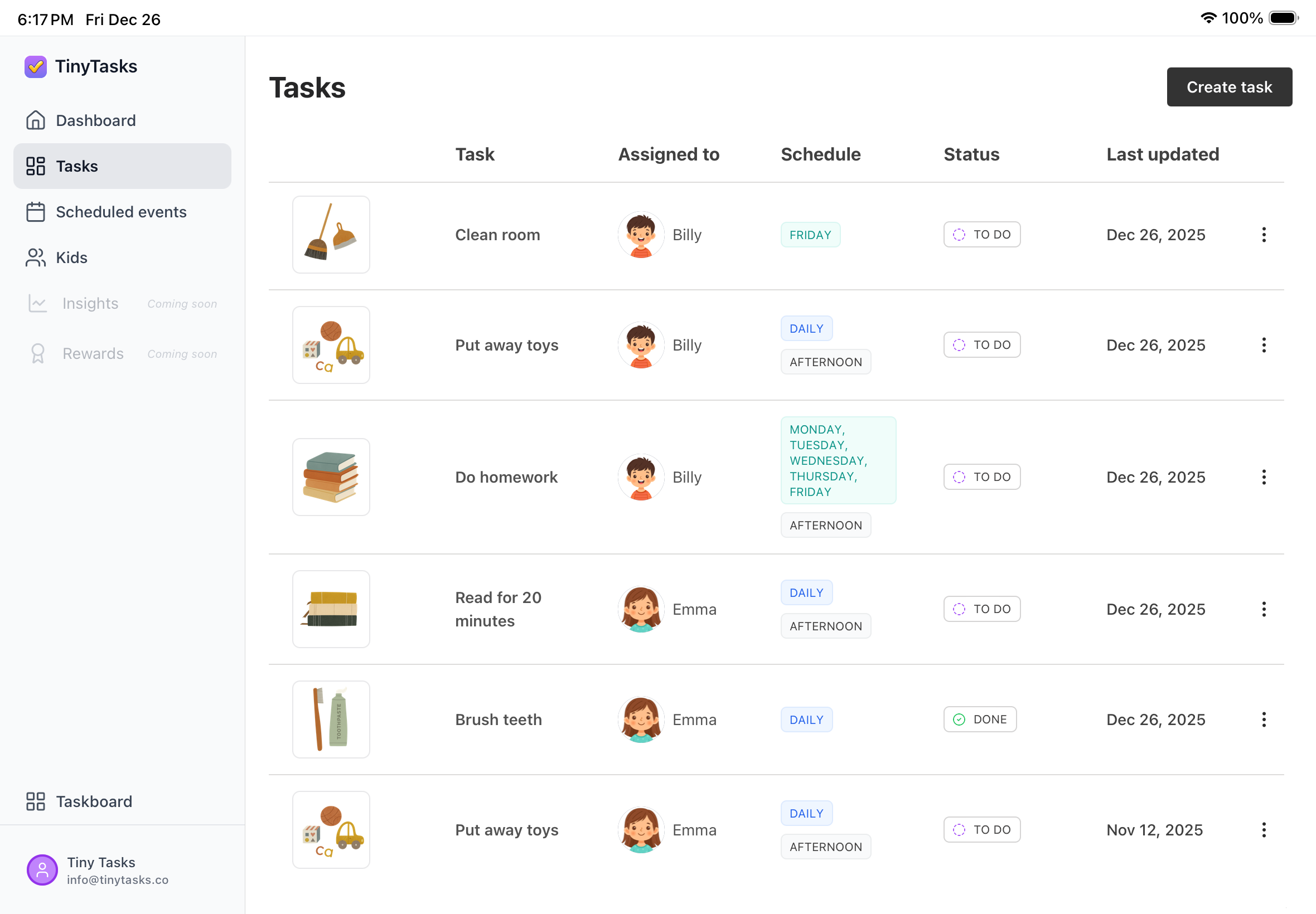 TinyTasks
